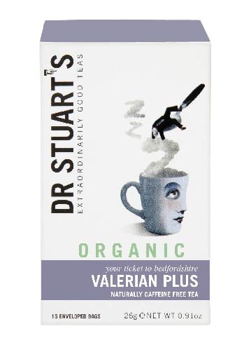 Organic Valerian Plus 15 teabags– Dr Stuarts Teas